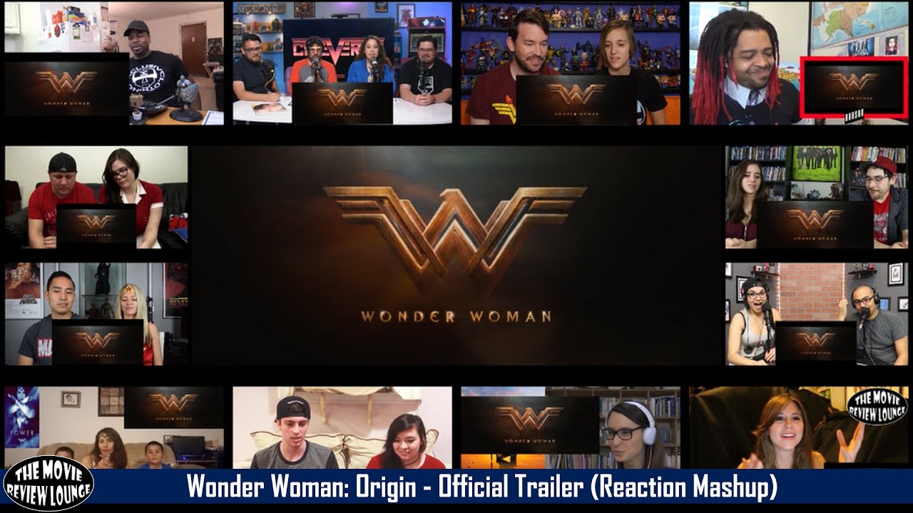 Wonder Woman: Origin - Official Trailer (Reaction Mashup) - YouTube