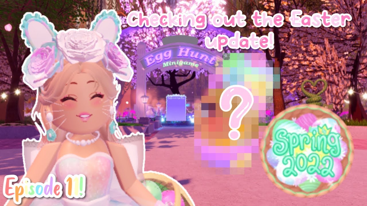 Checking out the EASTER UPDATE!! | Roblox Royale High | Royale Pink ...