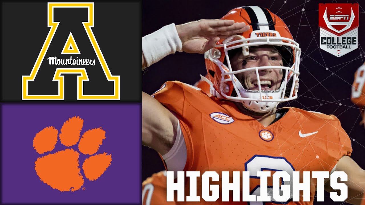 Appalachian State Mountaineers vs. Clemson Tigers | Full Game ...