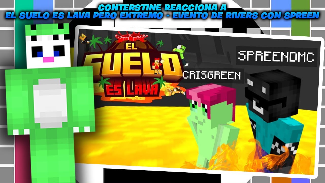 CONTERSTINE reacciona a El suelo es lava pero extremo - Evento de ...
