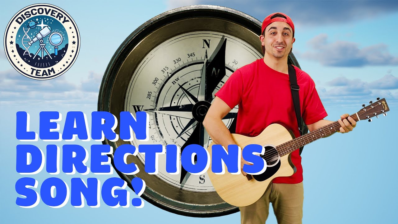 🎵🧭 "The Directions Song" - Fun Song for Kids! | The Discovery Team ...