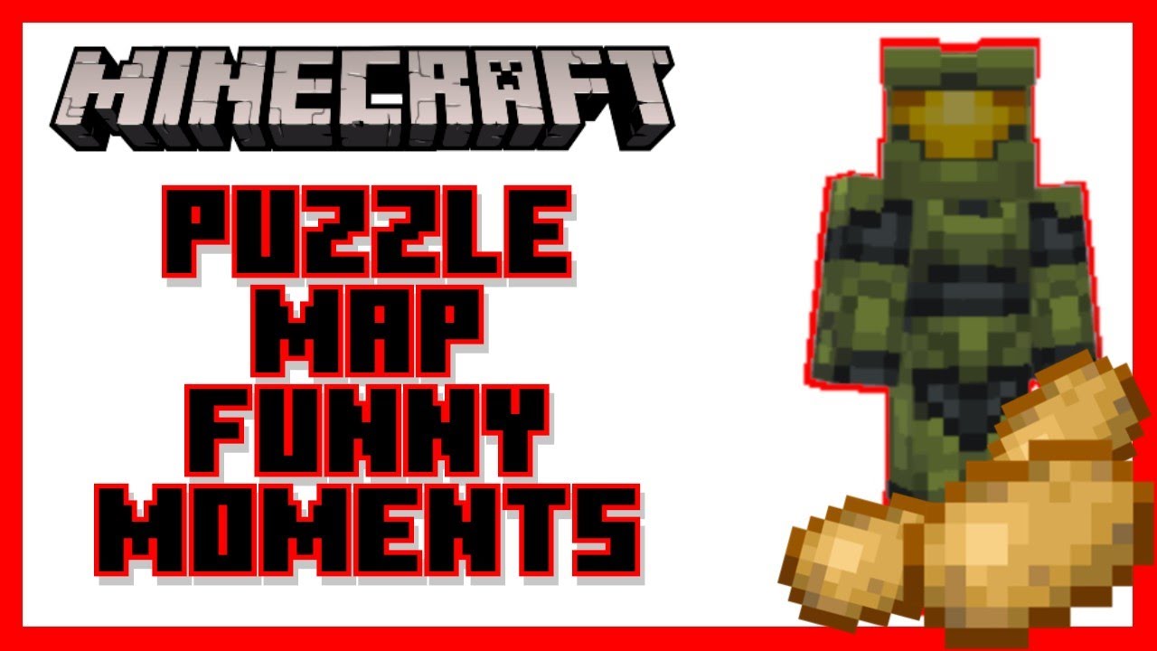 Minecraft Puzzle Map Funny Moments! We suck at this... - YouTube