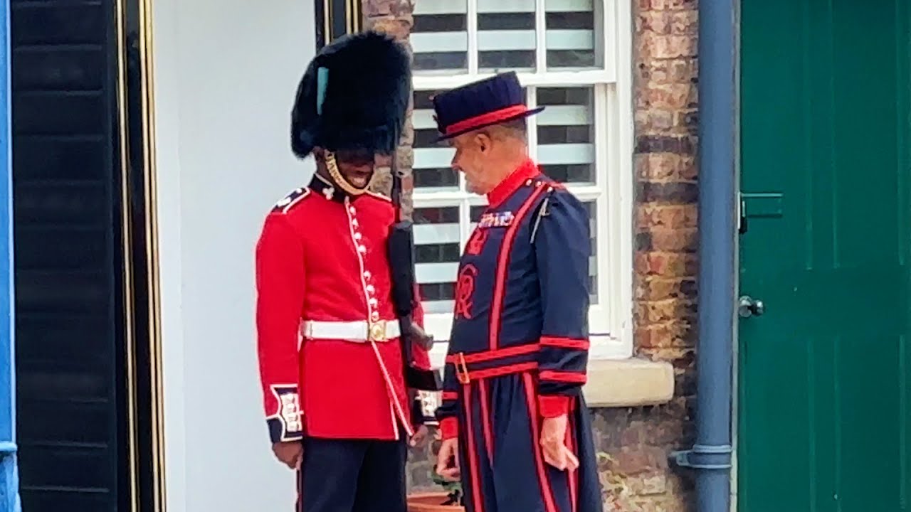 The Most WHOLESOME Kings Guard Moment EVER Filmed! - YouTube