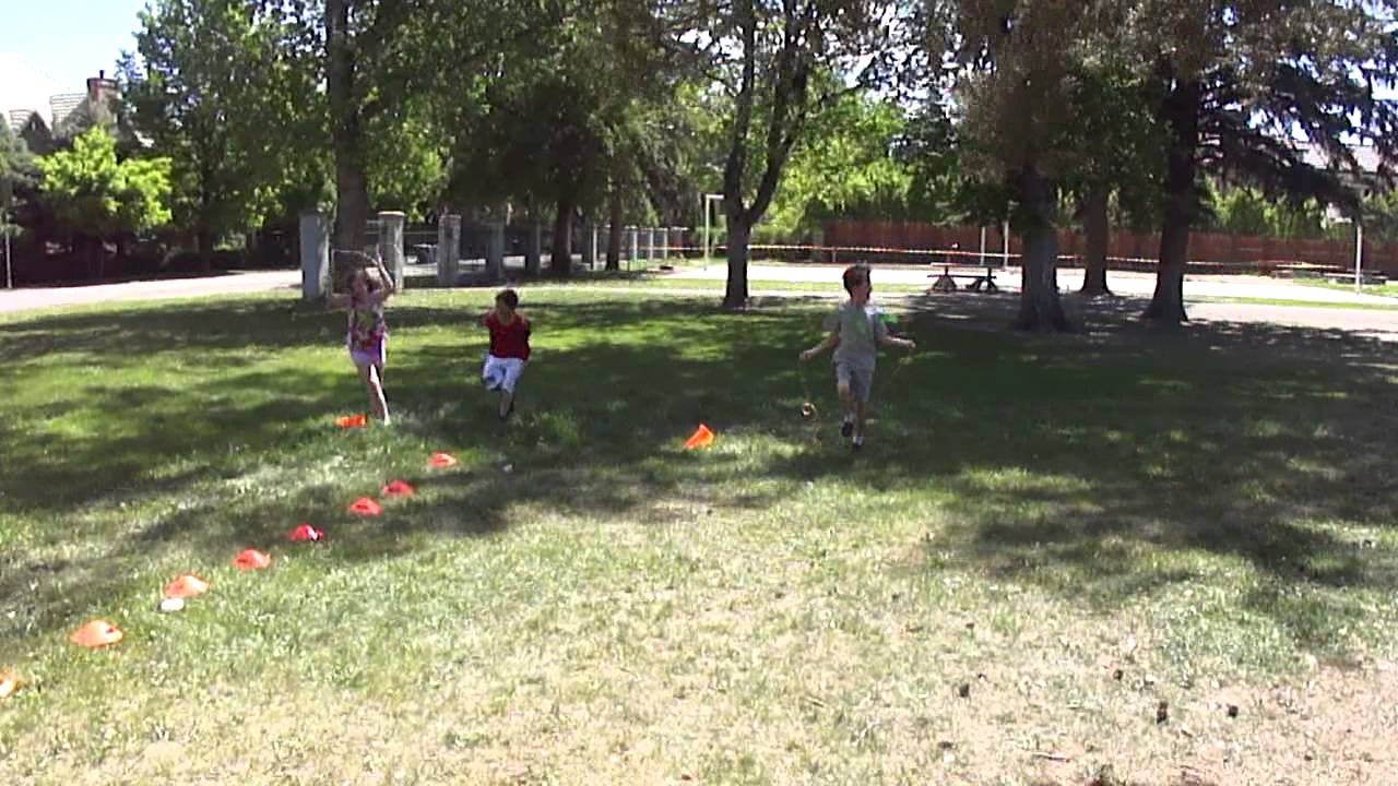 Asher jump rope race - YouTube