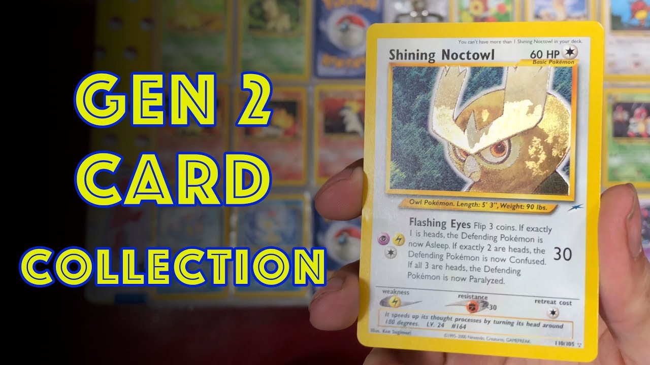 Parker's Pokemon Gen 2 Card Collection - YouTube