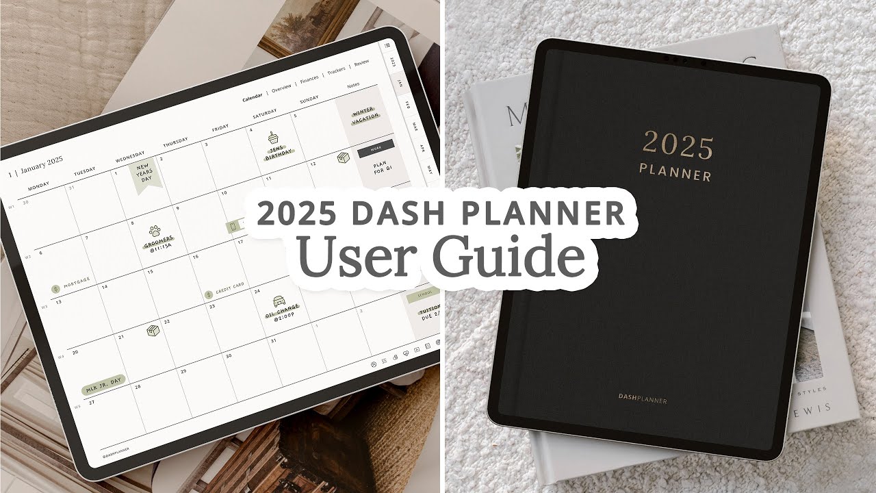2025 Dash Planner Tutorial: Complete Guide to Using Your Digital Planner - YouTube