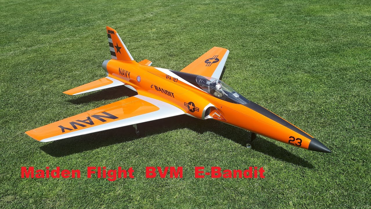 amazing**BVM E-Bandit maiden flight **jetfan120 - YouTube