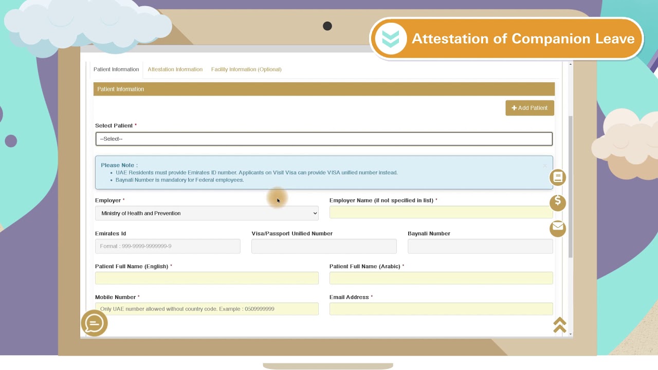 Attestation of Patient Companion Leave - YouTube