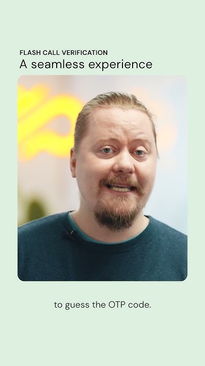 Flash call verification – a seamless experience - YouTube