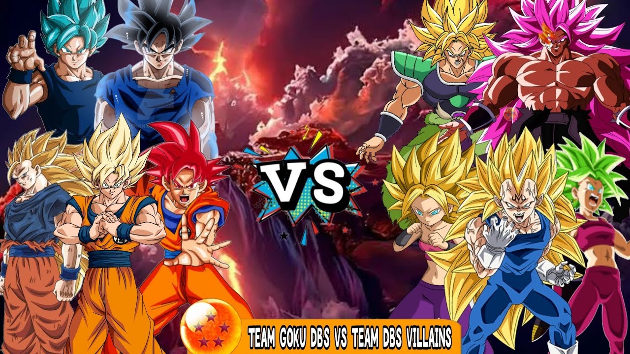 Team Goku DBS vs Team DBS Villains - Dragon Ball Z Budokai Tenkaichi 3 ...