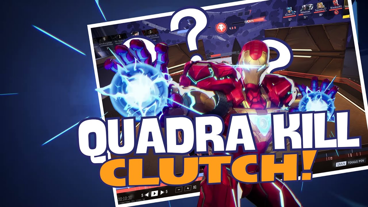 🔥 "Iron Man MVP - 18/3 | Quadra Kill Clutch Saves the Team! | Marvel ...