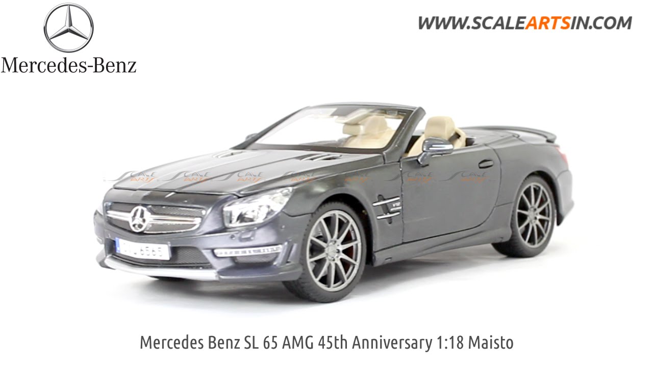 Mercedes Benz SL64 AMG 45th Anniversary 1:18 Maisto diecast scale model ...