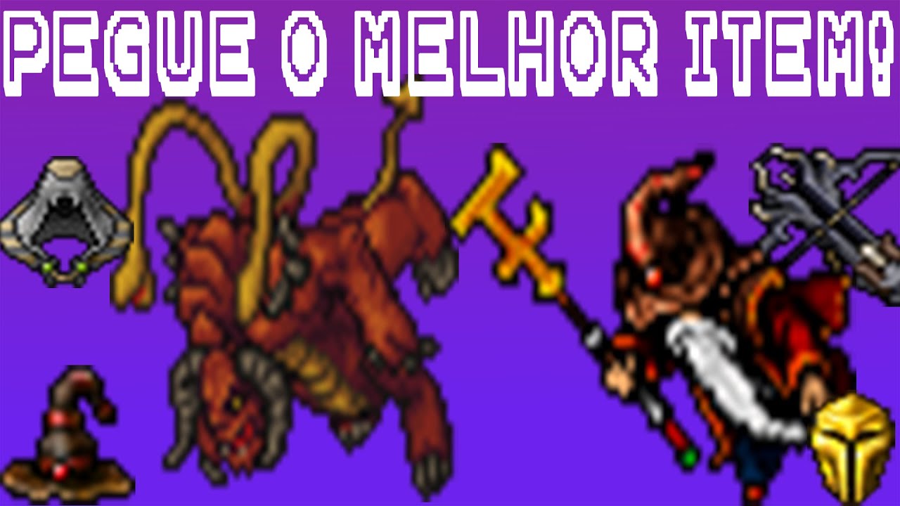 Como FUNCIONA o SISTEMA de BOSS no TIBIA (Como pegar o melhor ITEM) l ...