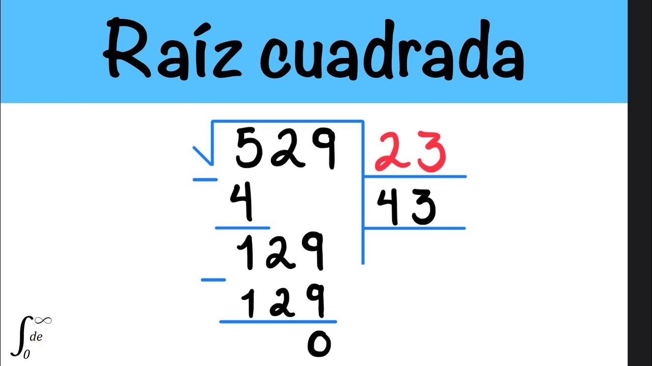 Ra z Cuadrada Con Sencillos Pasos YouTube