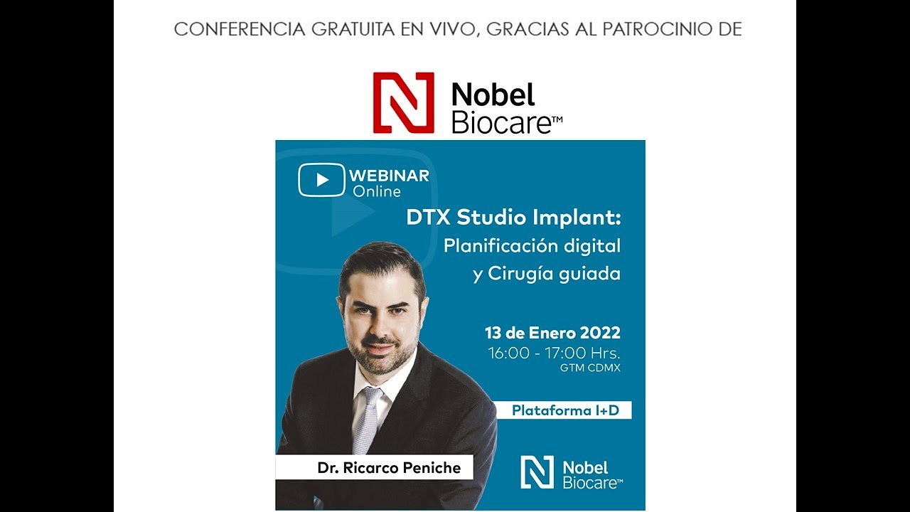 1210 DTX Studio Implant: Planificación digital y Cirugía guiada - YouTube