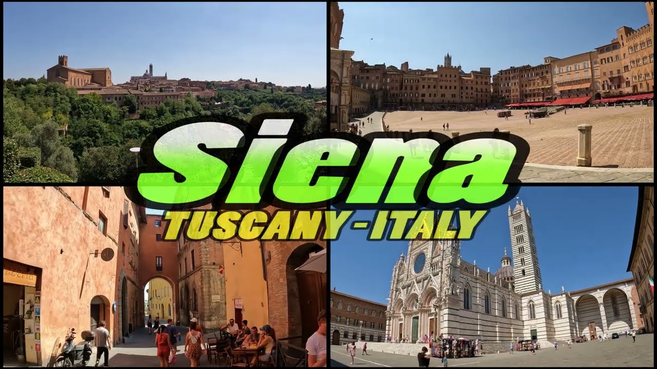 SIENA Walking Tour - Tuscany Italy [4k] - YouTube
