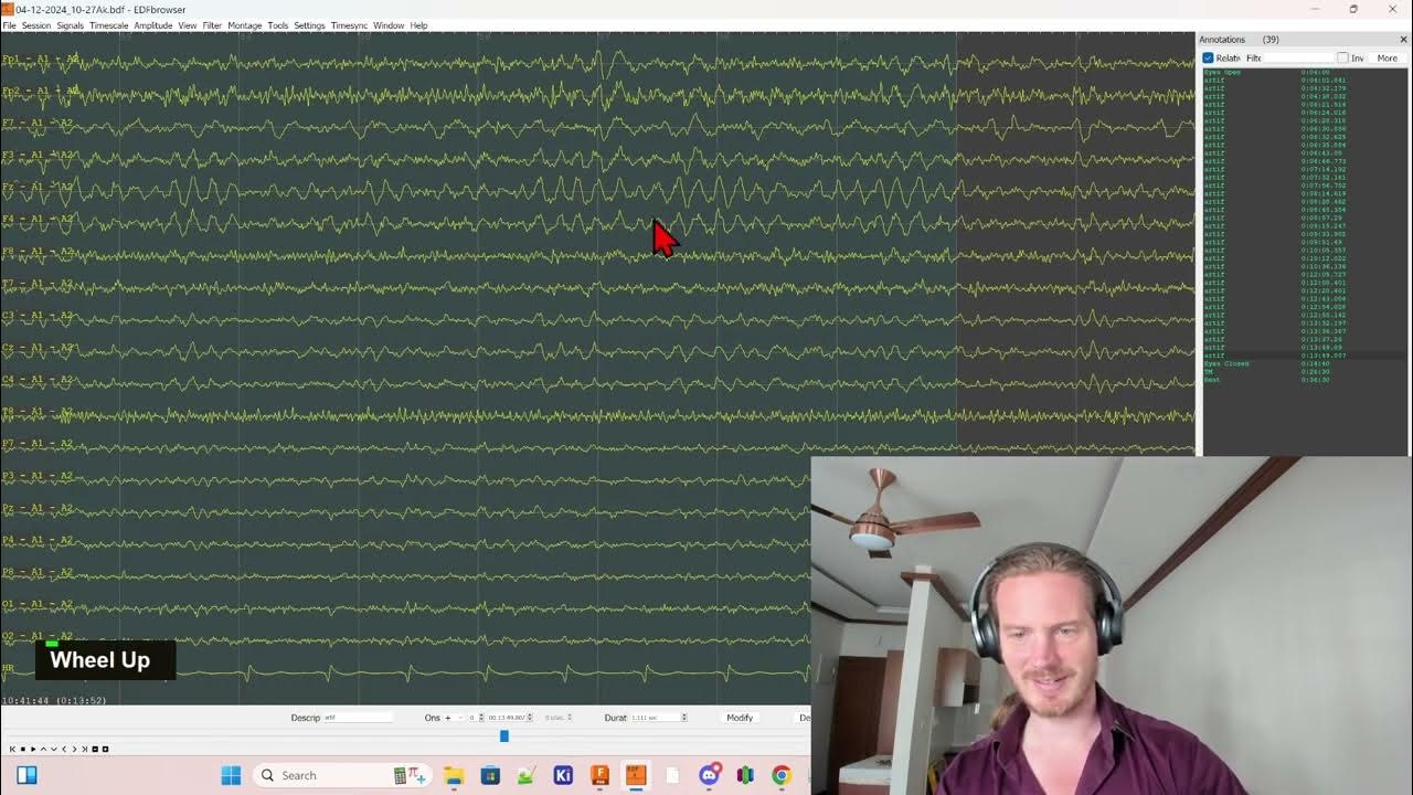 Annotating EEG BDF files session 3 - YouTube