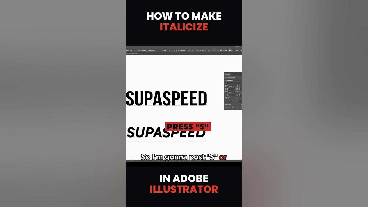 Italicize In Adobe Illustrator YouTube italicize-in-adobe-illustrator-youtube