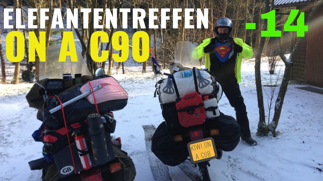 Elefantentreffen 2018 Elephant rally on a C90 - YouTube