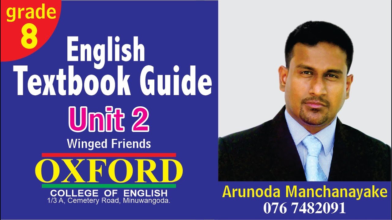 English grade 8 textbook guide unit 2 part 1 - YouTube