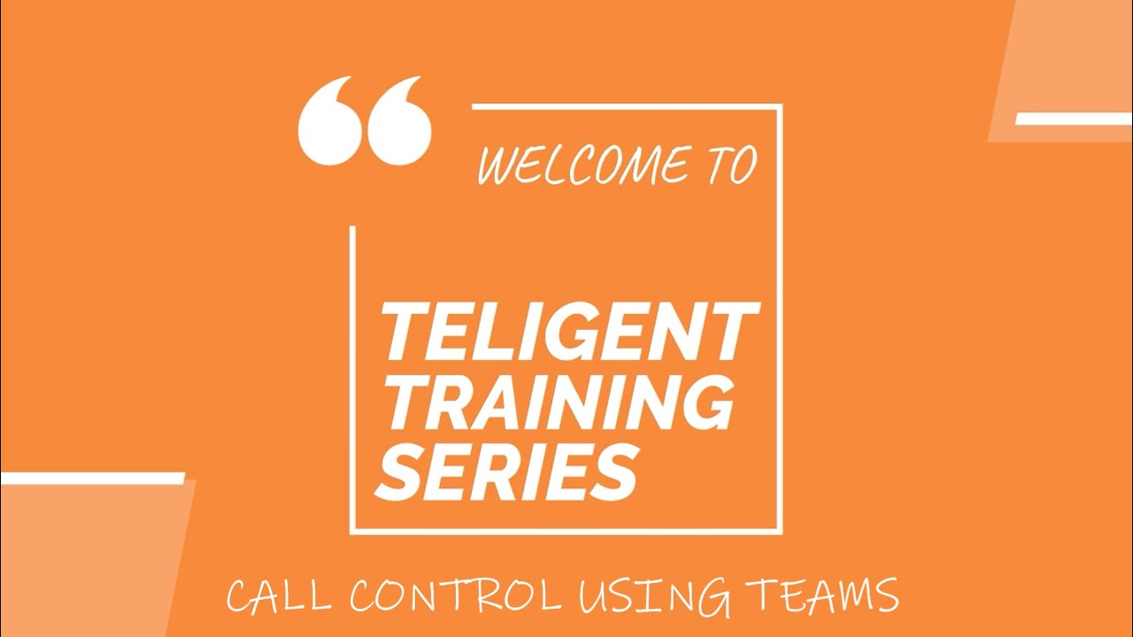 Call Control Using your Teams Application - YouTube