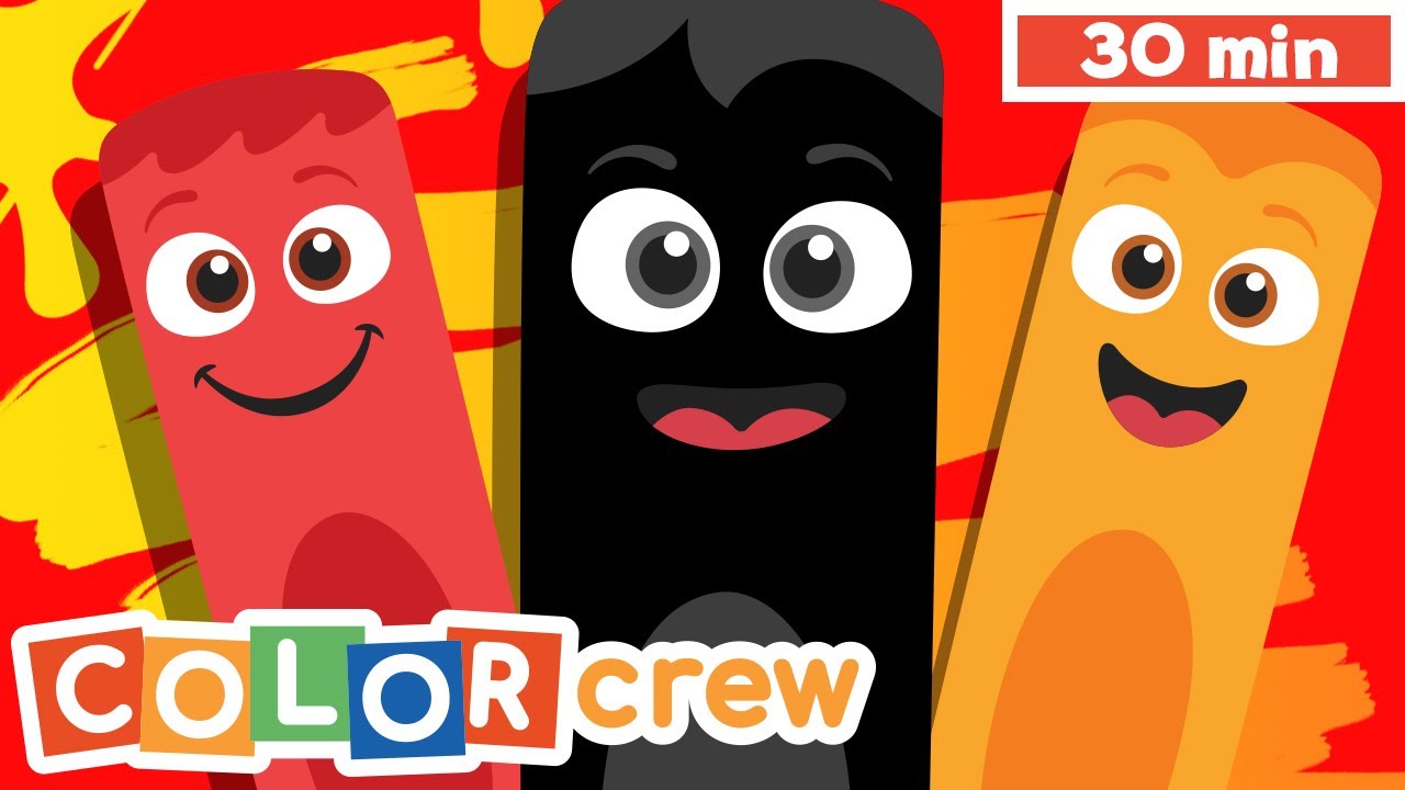 Toddler Learning Videos w Color Crew - 30 minutes | @BabyFirst Learn ...