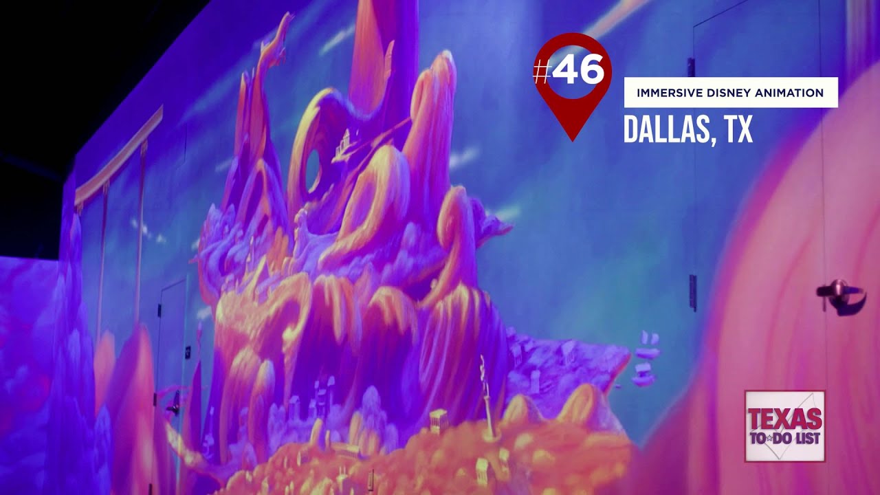 Texas To-Do List: Immersive Disney Animation - YouTube