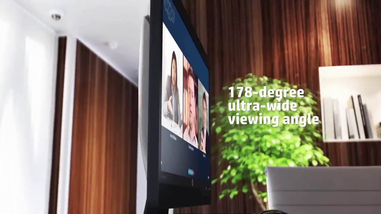 HP ProDisplay P222c Monitor | Video Conferencing Monitor - YouTube