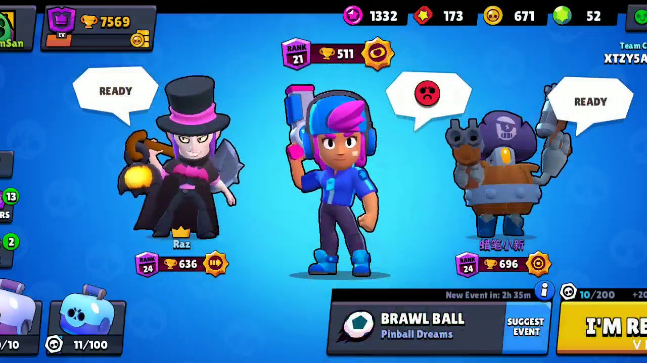 Playing Brawl Stars With My Friends! - YouTube