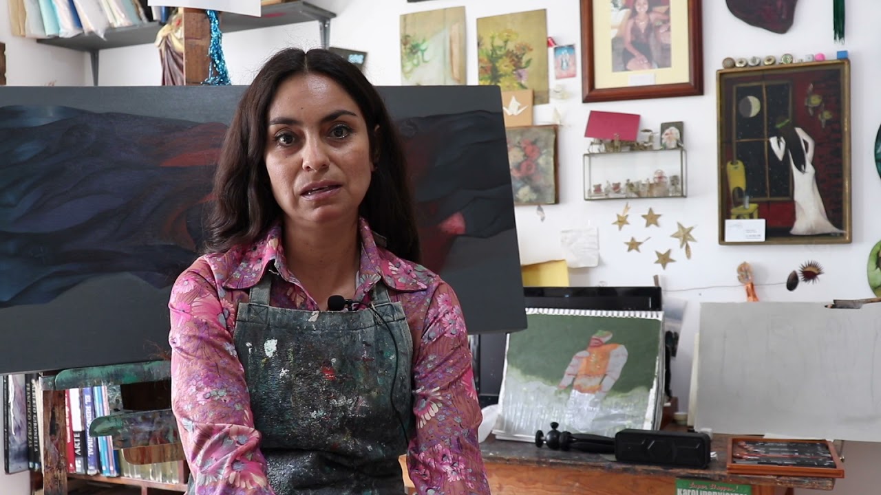 INDIRA Relación de los amantes del arte con la obra y el artista - YouTube