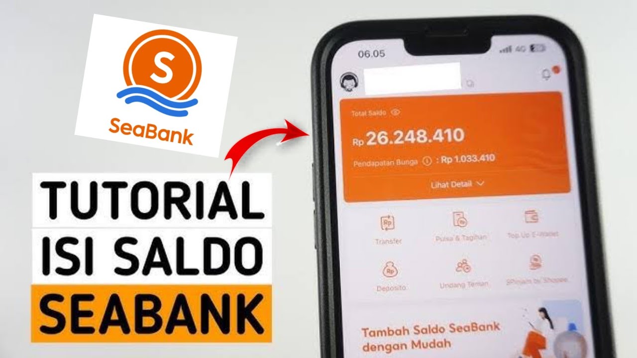 Cara isi saldo Seabank Dengan mudah | Cara Top up Seabank Terbaru - YouTube