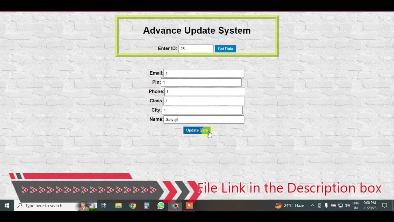 Advance Update System Using Google Sheet fully automatic - YouTube