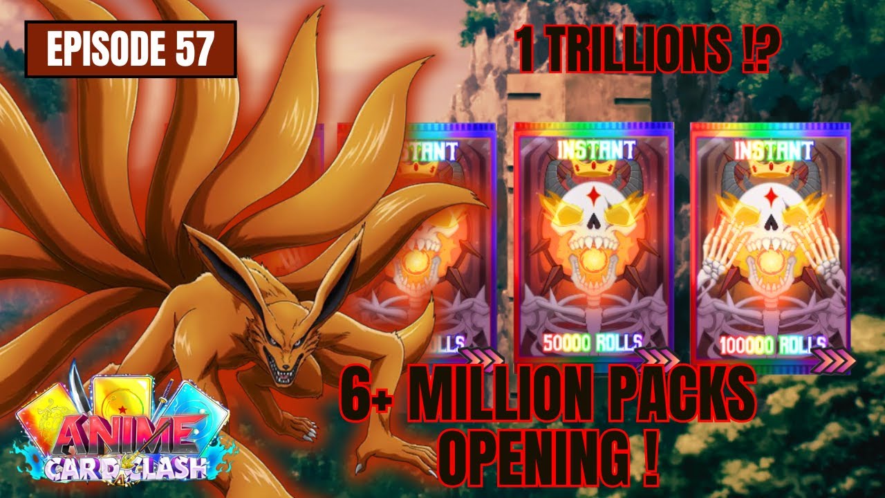 6+ MILLION Pack Opening in Anime Card Clash! (Shocking Pulls Over 1 ...