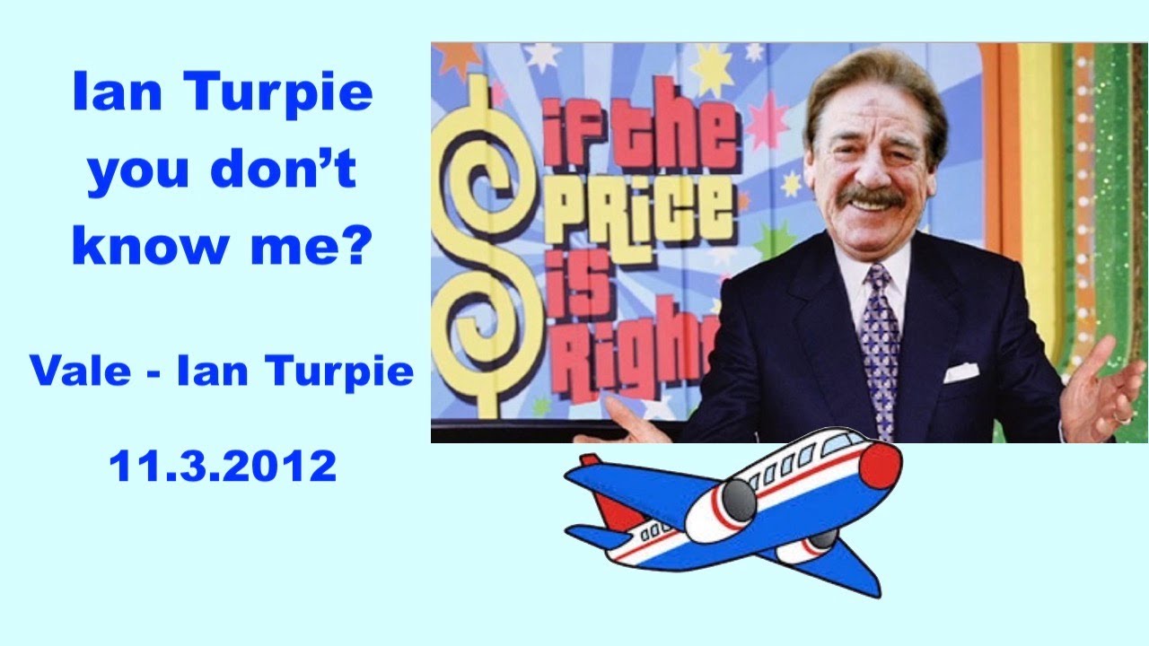 Ian Turpie I asked what is your name! - YouTube