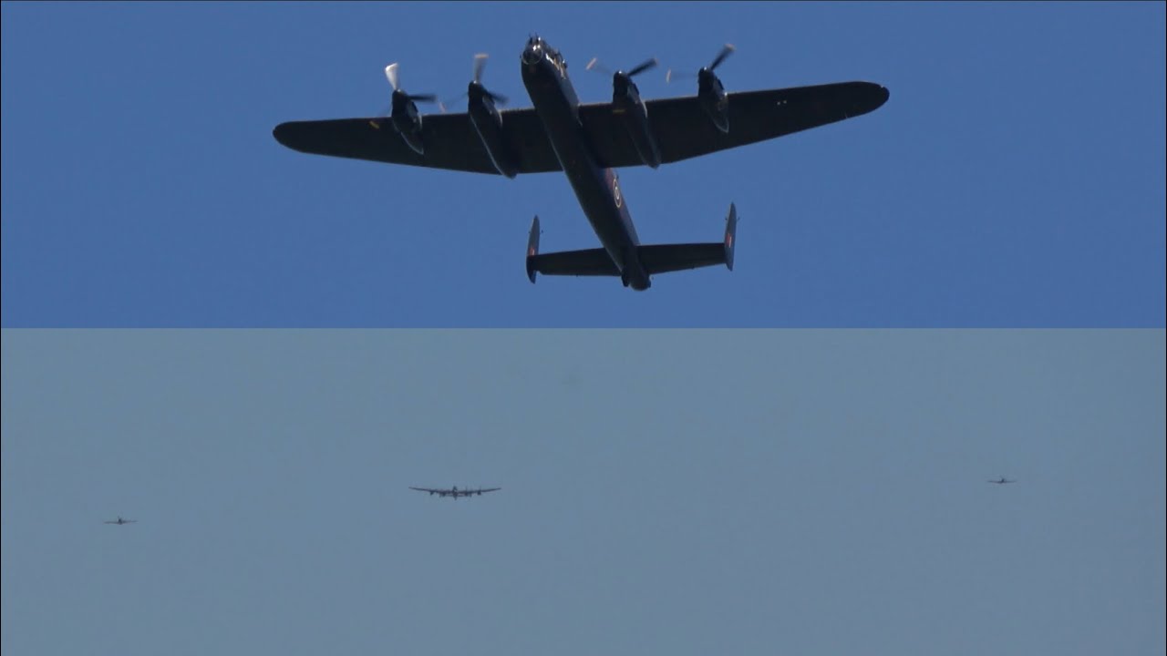 AMAZING BBMF FLYPAST OVER BARTON AERODROME, MANCHESTER! - HURRICANE ...