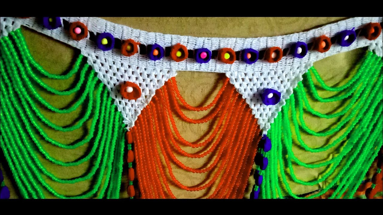 Moti wala gate parda design/moti wala toran design/moti wala gate ...