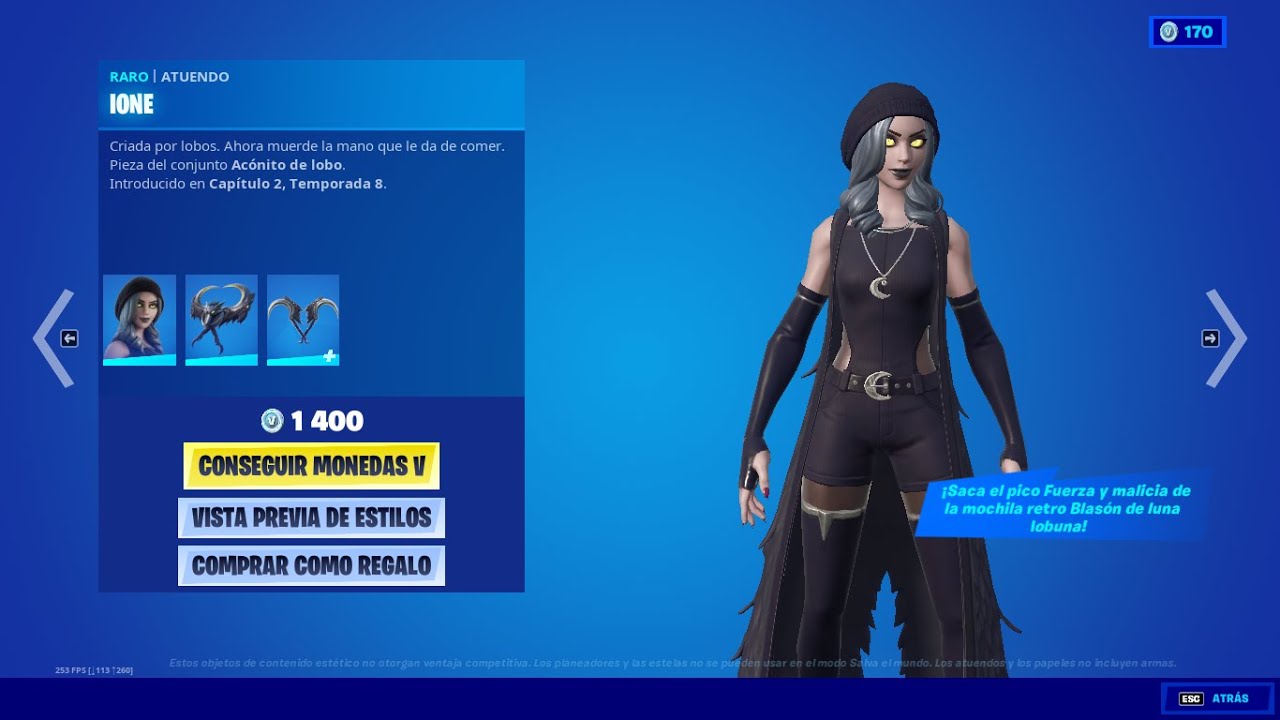 Nueva Skin *IONE*FORTNITE - YouTube