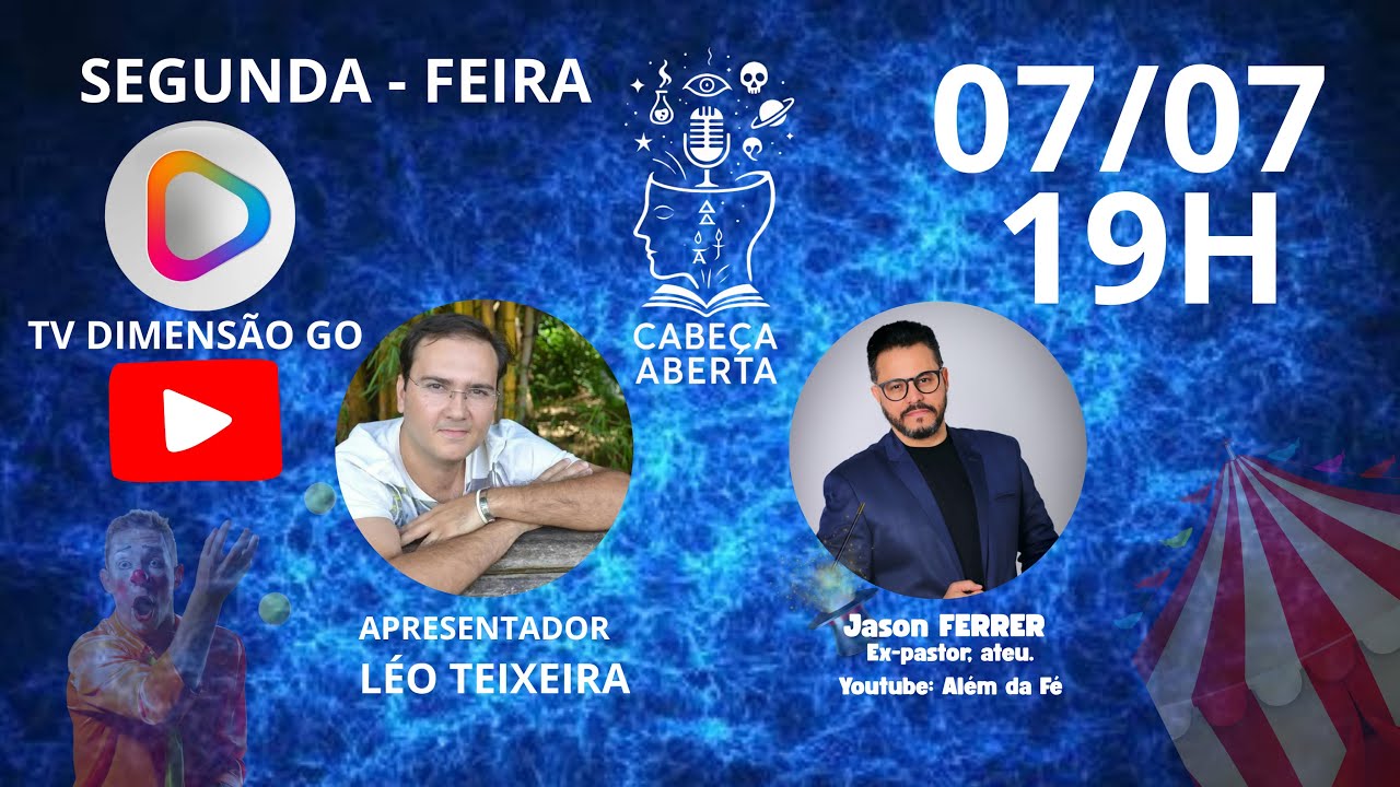 AO VIVO - PODCAST CABEÇA ABERTA COM LÉO TEIXEIRA - CONVIDADO JASON ...