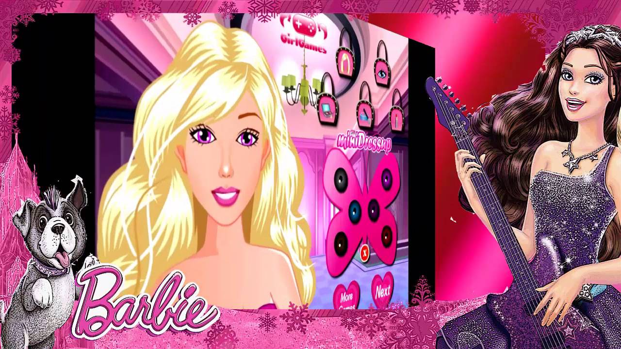 Barbie Dress games princess barbie wedding makeover facial song - YouTube