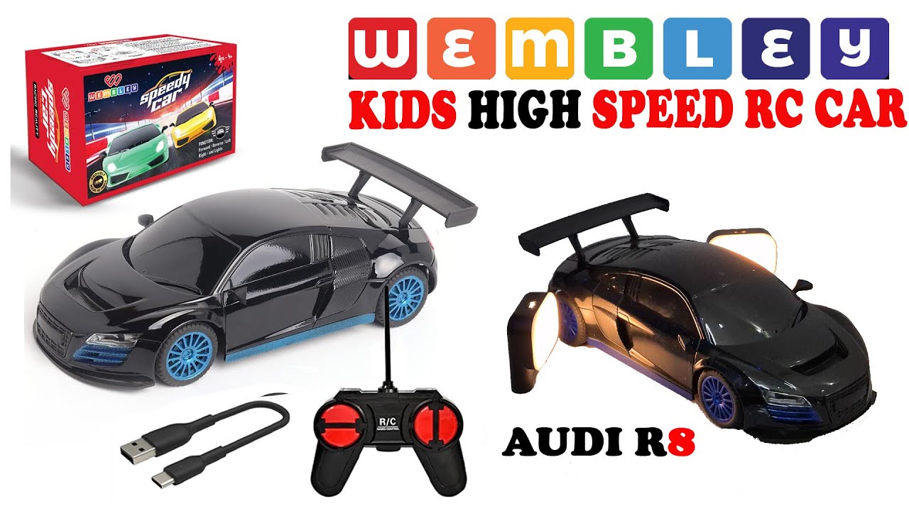 Wembley Rechargeable Remote Control Car For Kids | High Speed Mini RC ...