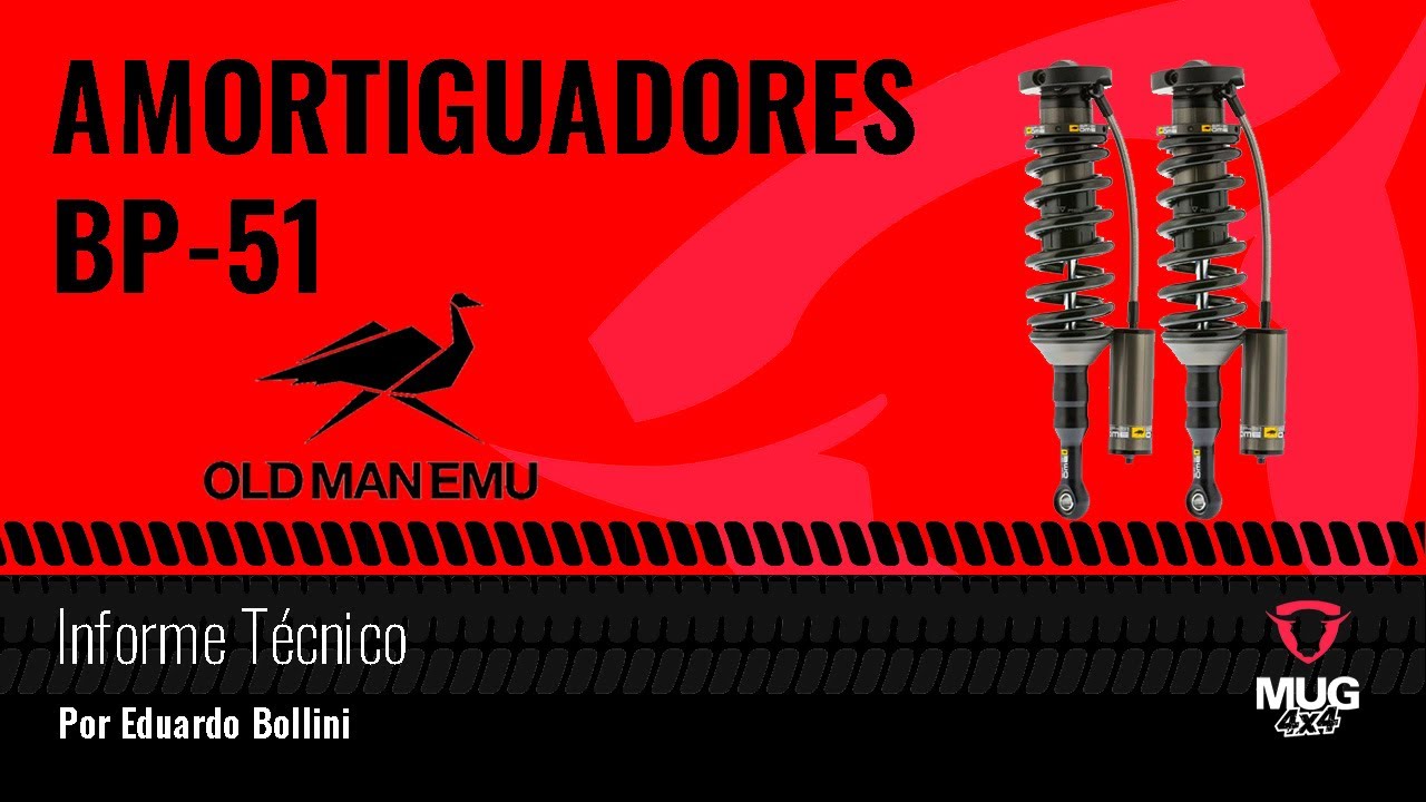 AMORTIGUADOR BP51 OME - CONTROL DE PRESIÓN - MUG4X4 - YouTube