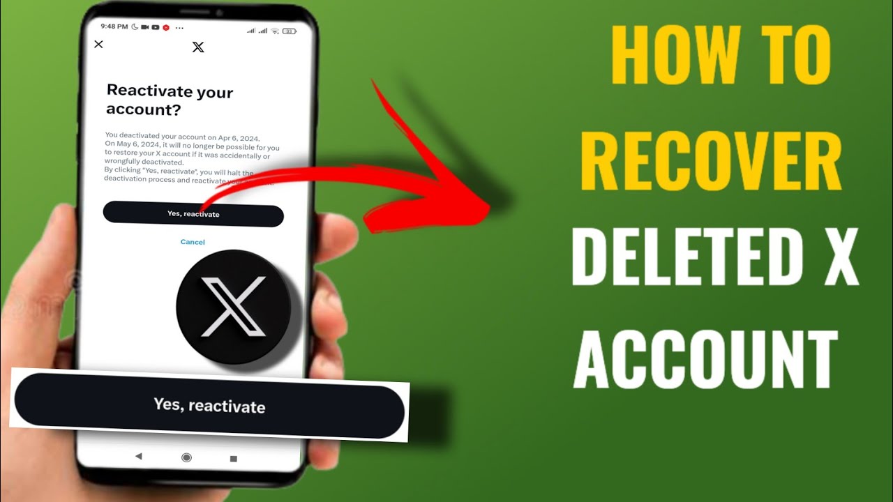 How To Recover Deleted X ( Twitter ) Account | English - YouTube