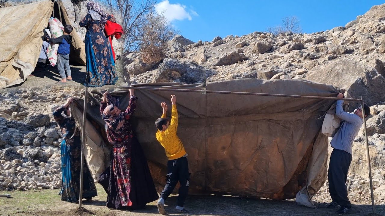 Living in the mountains to survive in harsh winter conditions and save ...