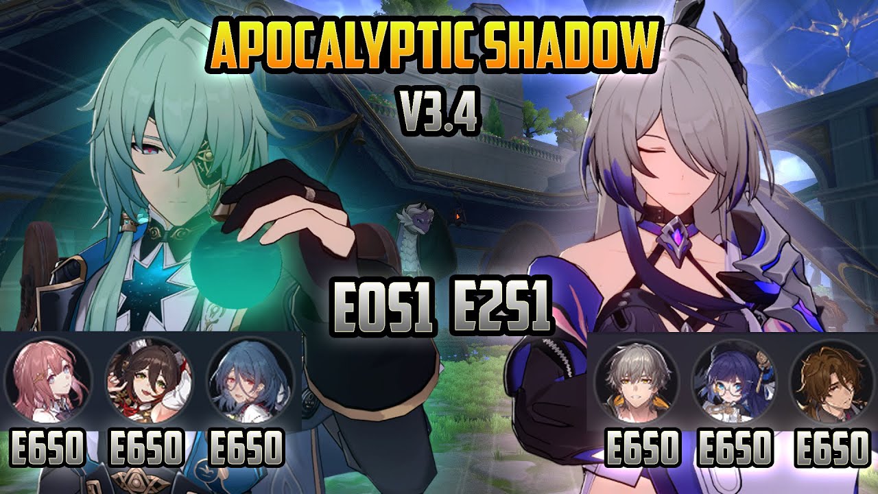 Anaxa E0S1 4* team & Acheron E2S1 Clear Apocalyptic Shadow V3.4 ...