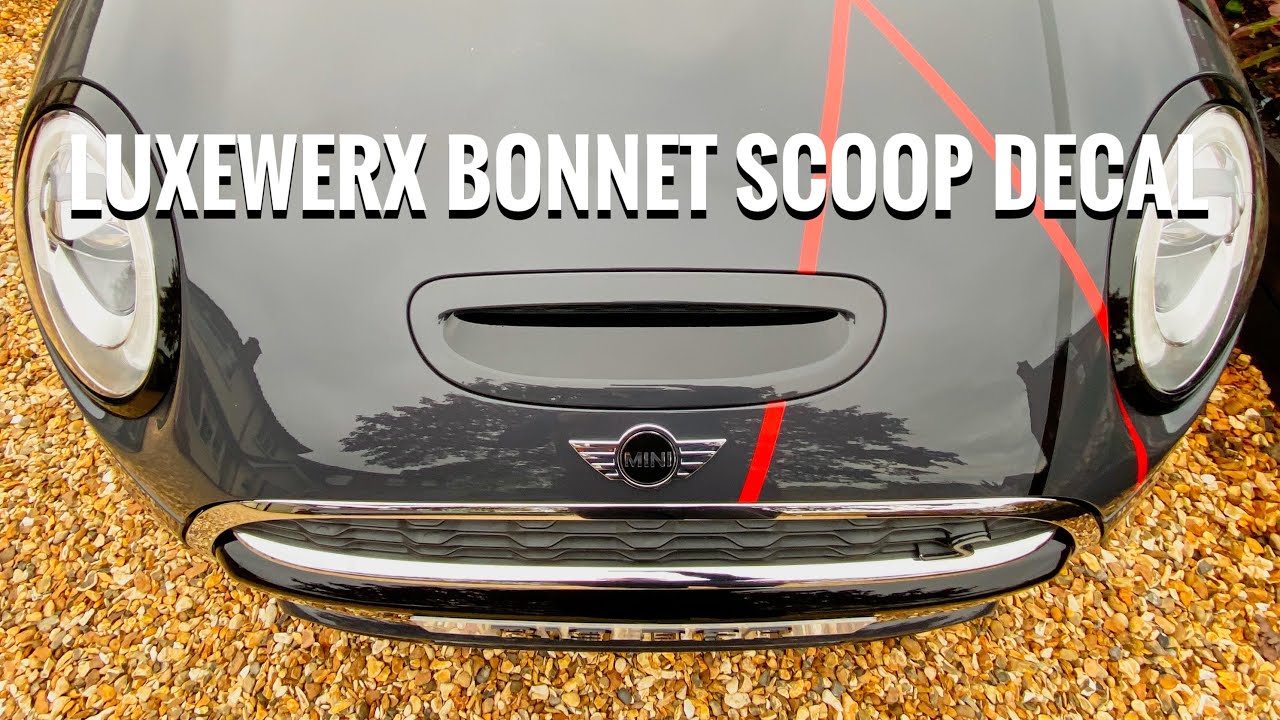 LUXEWERX BONNET SCOOP DECAL INSTALL - YouTube