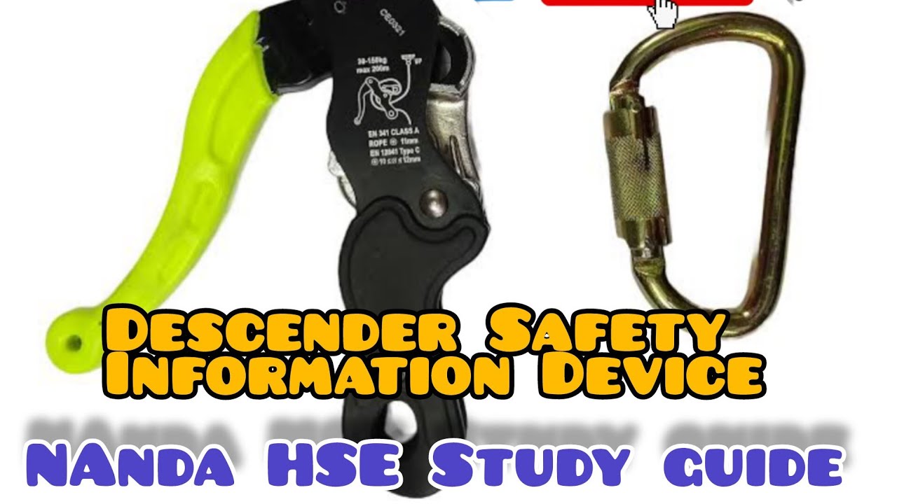 How To Use A self Braking Descender safety device - YouTube