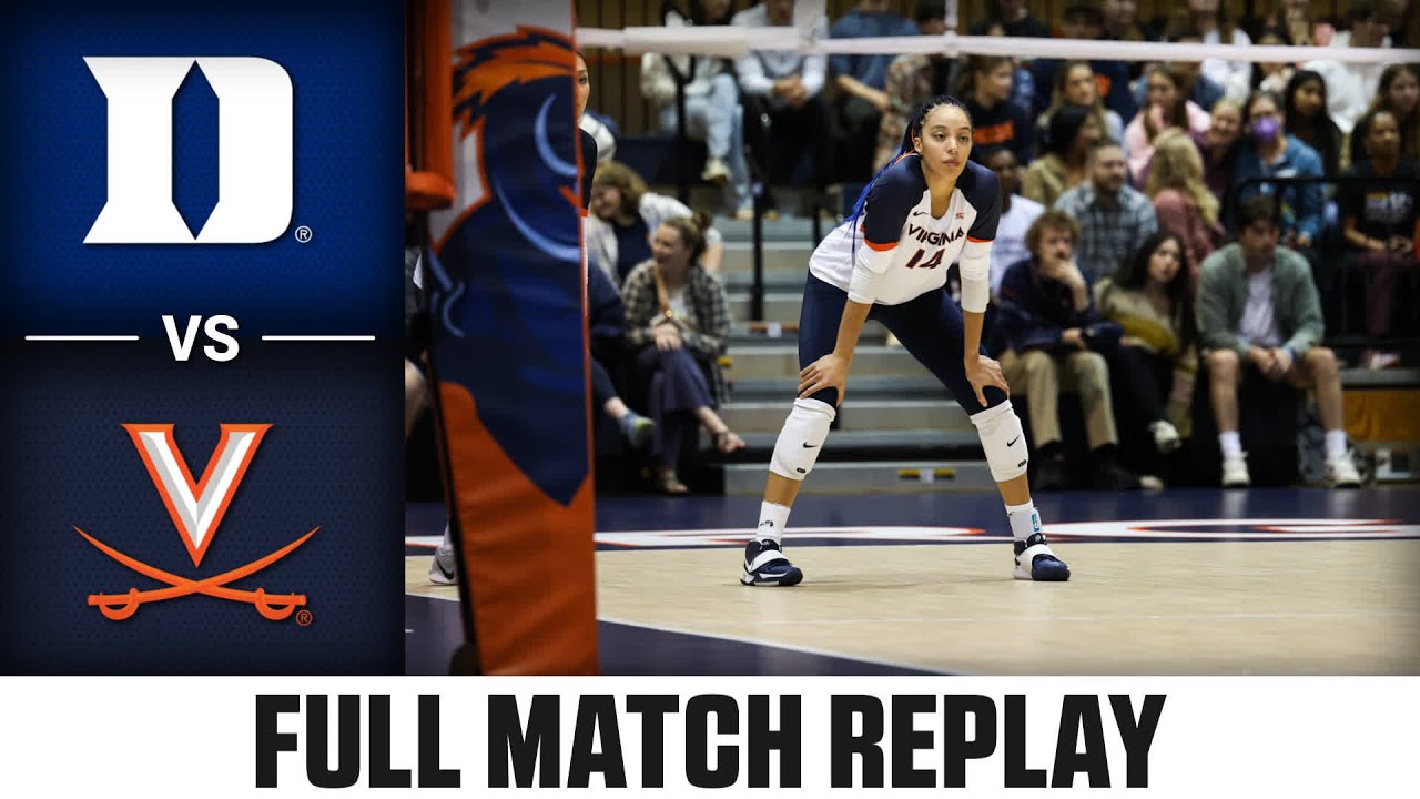 Duke vs. Virginia Full Match Replay | 2024 ACC Volleyball - YouTube