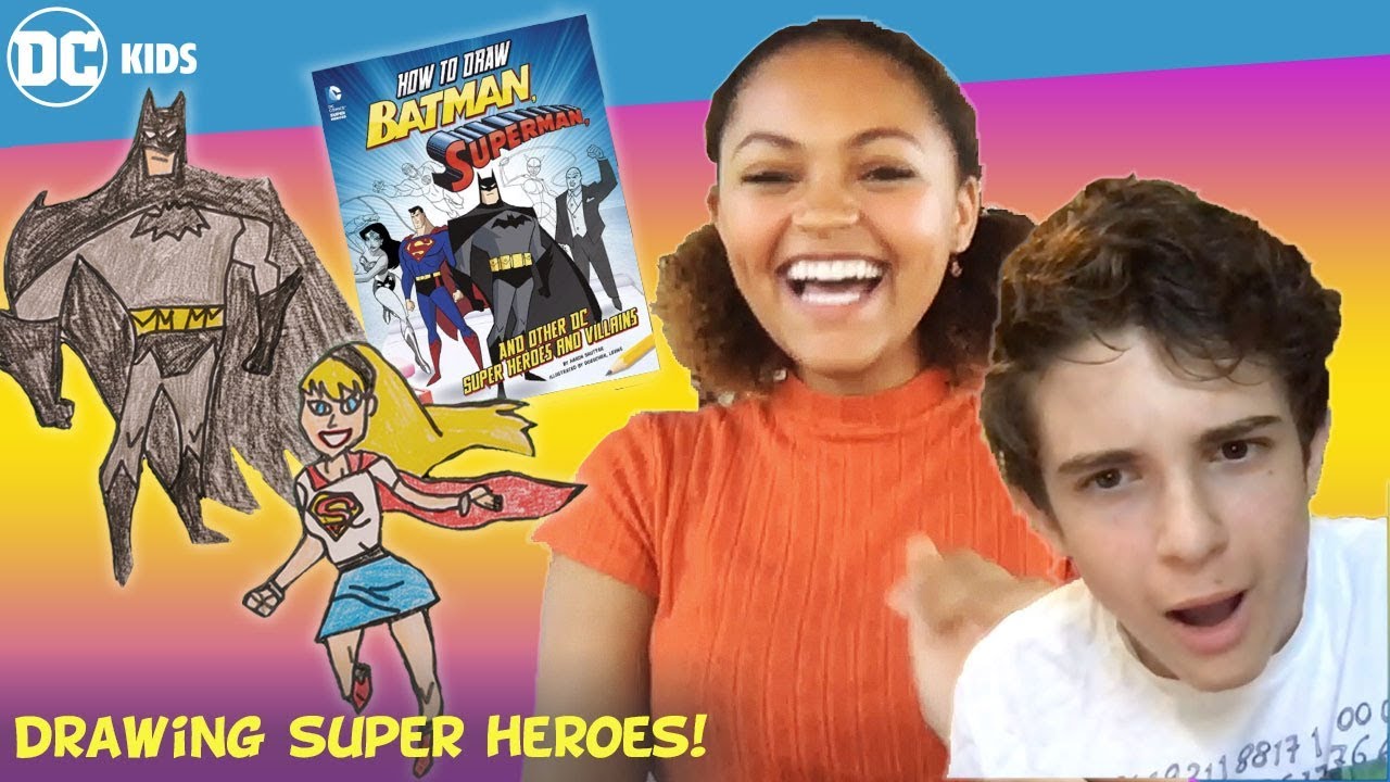 DC Super Hero Drawing Adventures! | DC Kids Show - YouTube