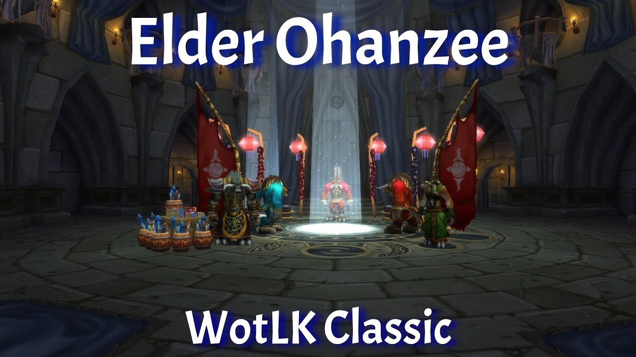 Elder Ohanzee in Gundrak/Lunar Festival--WotLK Classic - YouTube