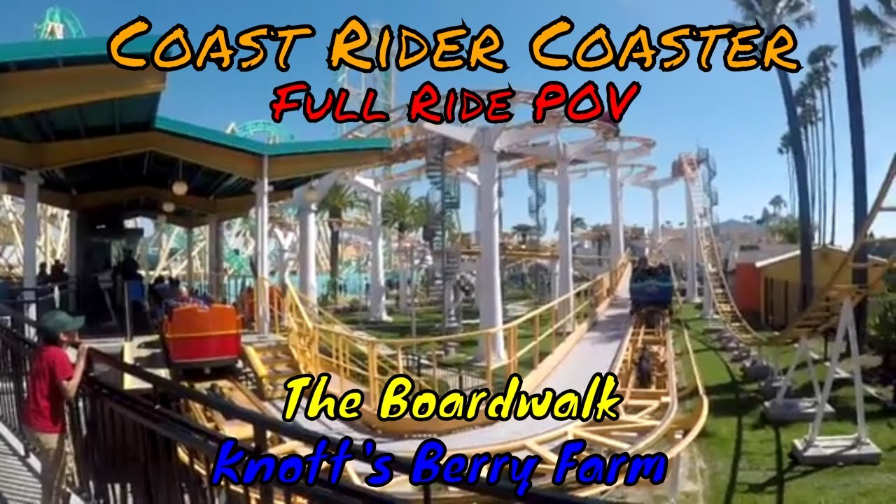 Coast Rider Coaster POV at Knott's Berry Farm - YouTube